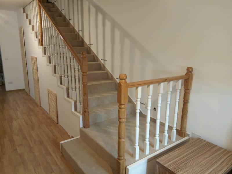 Balustrada din lemn de interior M4