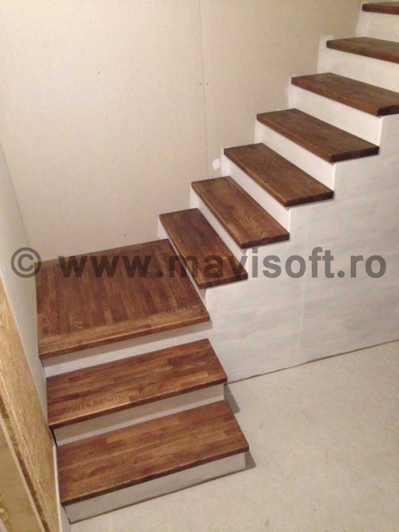 Placare trepte de beton